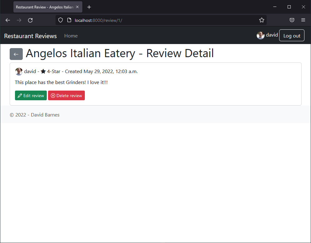 GitHub - xValmearx/sample-restaurant-review